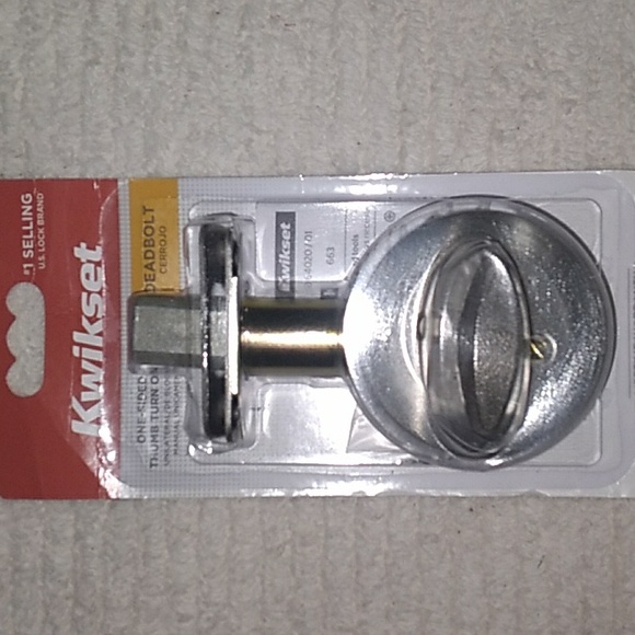 Kwikset | Office | Kwikset One Side Thumb Turn Only Deadbolt | Poshmark